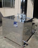 China Rim Industrial Ultrasonic Parts Cleaner 360L 28K PLC Ccontrol With Pneumatic Lift for sale