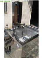 China Automatic Ultrasonic Engine Cleaner 300/400L 28khz Adjustable Timer With Lift for sale