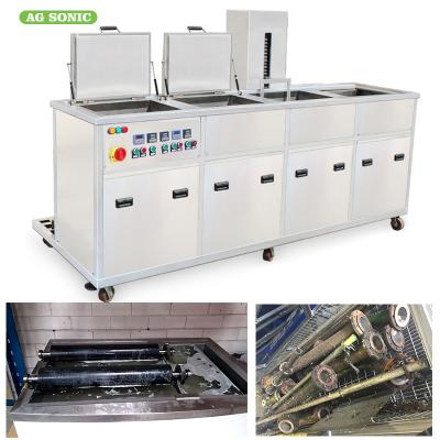 China Vertical 360L Ultrasonic Engine Cleaner 28khz 3600W With Hinged Lid / Drainage for sale