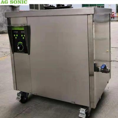 China Digital Timer Heater Industrial Ultrasonic Parts Cleaner 60L Tank With Basket for sale