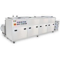 China Filtration System Industrial Ultrasonic Parts Cleaner 3 Tanks In 1 Machine for sale