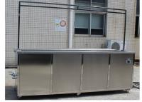 China Industrial Grade Ultrasonic Blind Cleaner 10ft Durable 304 Stainless Steel Material for sale
