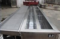 China Two Tanks Electric Ultrasonic Blind Cleaning Machine , Long Ultra Sonic Tank for sale