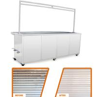 China 10 Ft Ultrasonic Blind Cleaning Equipment With Wash / Rinse Heated Tank for sale