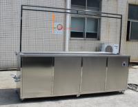China 10 Ft Ultrasonic Blind Cleaning Equipment With Wash / Rinse Heated Tank for sale