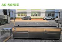 China Single Tank Ultrasonic Blind Cleaning Equipment Size 3 Meters 10 Foot Fast Cleaning Speed for sale