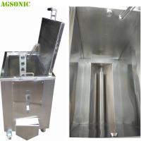China Double Walled Insulated Stainless Steel Soak Tank Trolly Heated Ultrasonic 2KW for sale