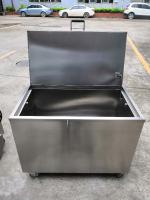 China Industrial Stainless Steel Soak Tank For Kitchen Utensils / Pizza Pans / Exhaust Cleaning for sale