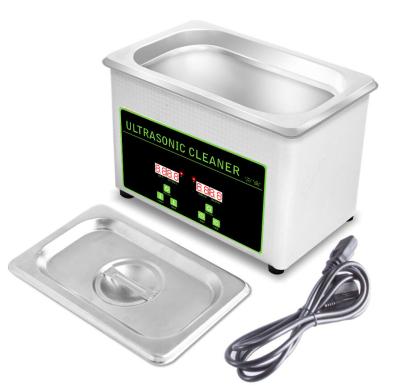 China High Speed Stainless Steel Ultrasonic Cleaner 0.8L 30W Dental Sterilization for sale