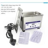 China Portable Ultrasonic Home Jewelry Cleaning Machine 5 Cycles With Digital Timer for sale