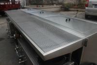 China Stainless Steel Ultrasonic Blind Cleaning Equipment Energy Saving With Two Tanks for sale