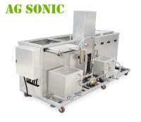 China 2400W 300L Engine Block Large Ultrasonic Parts Cleaner With Oil Skimmer for sale
