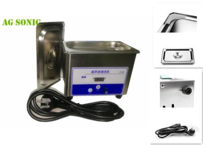 China Portable Heated Ultrasonic Eyeglass Cleaner With SUS304 Material Tank for sale