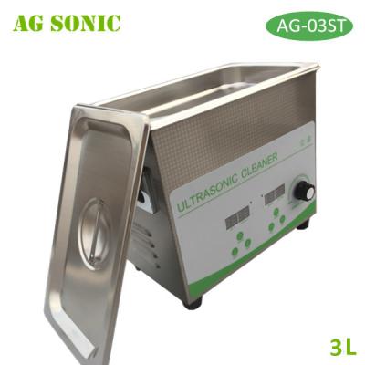 China 3L 120W Sonic Wave Ultrasonic Cleaner Lab Dental Hospital Use Power Adjustable for sale