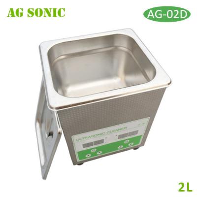 China 2L 60W digital heated Medical Ultrasonic Cleaner / Bath with SUS Basket for sale