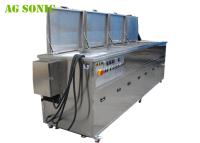 China Multi Stage Ultrasonic Washing Machine , Ultrasonic Wash Tank with Drying System for sale