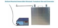 China Bottom Mounted Immersible Ultrasonic Transducer Box and Generator 28K 1800W for sale