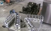 China Large Size High Power Cylinder Block Industrial Ultrasonic Cleaner For Diesel  Block  28KHZ for sale