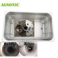 China SUS304 Basket Engine Parts Cleaning Machine 80C Adjustable 15l 300W for sale