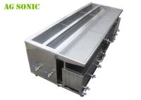 China Mobile Ultrasonic Cleaner For Window Blinds with Rinsing Tank and Casters for sale