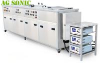 China 2400W Ultrasonic Cylinder Head Cleaning Machine With Hot Water Washing for sale