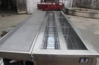 China SS316 Steel Pipe Tube Ultrasonic Cleaner 40KHZ  For 7-1/2’ LONG Stainless Steel 2” Round Tubes for sale