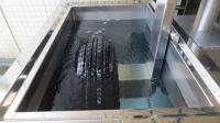 China Automatic Ultrasonic Cleaner Bath for Tyre Wheel Hub Removing Oil and Carbon 12KW Heating for sale