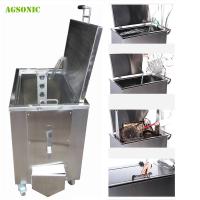 China Cleaning Metal Kitchen Soak Tanks Automated Lifting System For Basket 230 / 350 Litre for sale