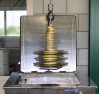 China Mill Saw Ultrasonic Cleaner Machine for Saw Blades with Heating 28khz for sale