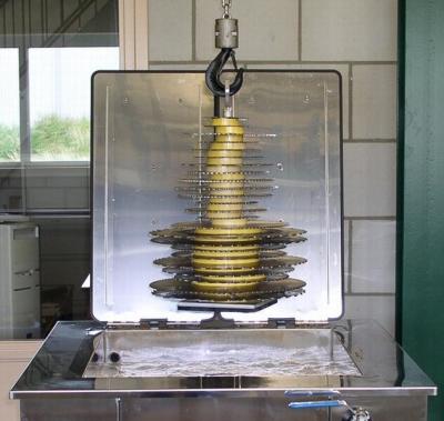 China Mill Saw Ultrasonic Cleaner Machine for Saw Blades with Heating 28khz for sale