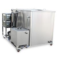 China Multistage Ultrasonic System With Ultrasonic And Heating Cleaning With Basket Oscillation System Rinsing With Hot Water for sale