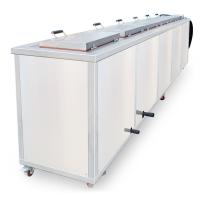 China Multi Tank Industrial Ultrasonic Cleaner For Car / Motor / Truck Wash Rinse Dry Ultrasonic Parts Cleaner for sale