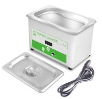 China Small Benchtop Ultrasonic Cleaner 0.8L Ultrasonic Bath Cleaner For Lab  Digital Display Of Set And Actuall Timer for sale