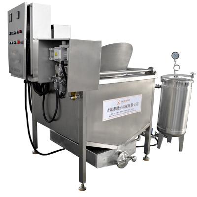China Automatic Frying Snacks LONKIA Peanut Cooking Machine Cashew Nut Deep Fryer Peas Frying Machine For Sale for sale
