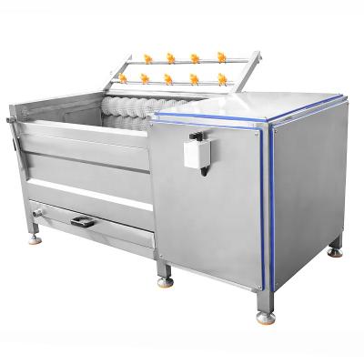 China High Efficiency Vegetable Washing Machine Potato / Carrot Ginger Washing Peeling Machine for sale
