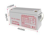China 12V 150AH Gel Solar Battery , Sealed Lead Acid Gel Battery Communication Power Supply for sale