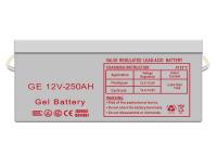 China IEC 61215 12V 250AH Gel Solar Battery AGM Gel Battery for sale