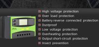 China ISO9001 24V 48V 20 Amp PWM Solar Charge Controller for sale