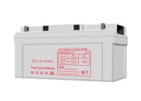 China CQC 12V 65AH Deep Cycle Battery , 12V Lead Acid Deep Cycle Battery for sale