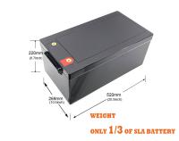 China 12V 250AH Lithium Iron Phosphate Solar Battery , Deep Cycle Lifepo4 Battery for sale