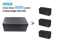 China 12V 250AH Lithium Iron Phosphate Solar Battery , Deep Cycle Lifepo4 Battery for sale