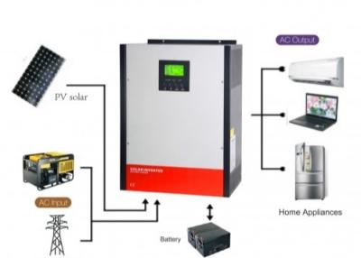 China Low Frequency Off Grid Hybrid Solar System 3KVA 2.4KW For Smart House for sale