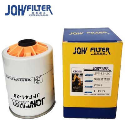 China PC70-8 PC120-8 Excavator Fuel Filter JFF41-20 600-311-4120 FS19805 P502566 for sale