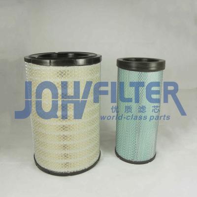 China Air Filter 6I2505 6I2506 P532505 P532506 AF25135M AF25136M For Loader 972 980G 988 Tractor Dozer for sale