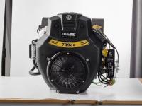 China 27hp OHV Twin Cylinder 4 Stroke Gasoline Engine 16.8KW Power for Industrial Machine for sale