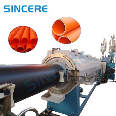 China 50mm-160mm PPR Pipe Extrusion Machine HDPE Water Pipe Extrusion Line for sale