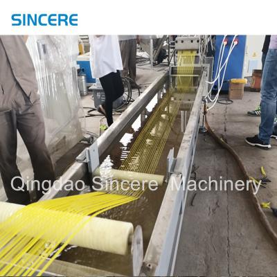 China PE Plastic Flakes Pelletizing Line 200kg/H-800kg/H PVC Pelletizing Extrusion Line for sale