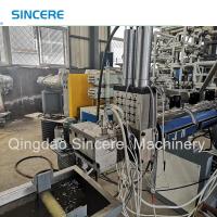 China Hydraulic PP Pelletizing Line PE PET Pelletizing Line Twin Screw for sale