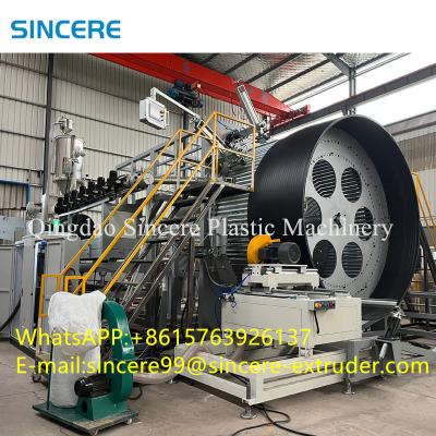 China 200-4000mm Spiral Pipe Extrusion Line with 10 Years Service Life and 30 Years of Manufacturing Experience for sale