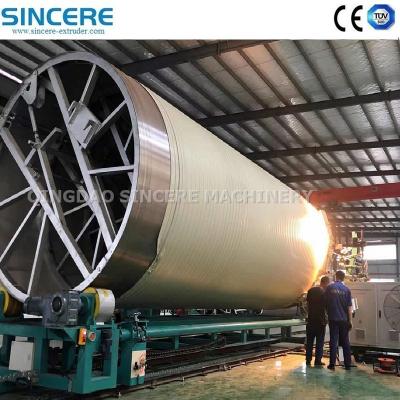 China Spiral Pipe Extrusion Line for Single-wall Pipes with Pipe Diameter 200-4000mm and Spiral Winding Cost-Effectiveness for sale